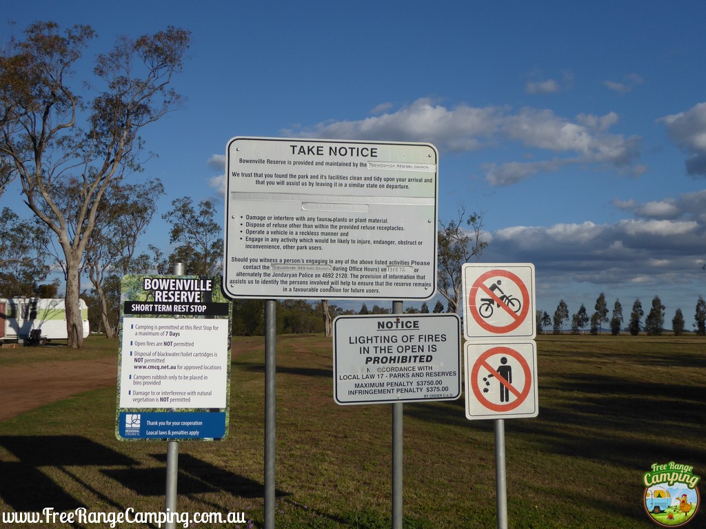 Bowenville Reserve (FC) - Full Range Camping Directory